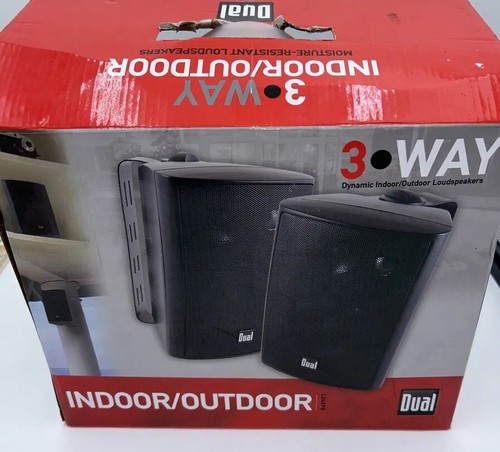 Dual Dynamic Indoor/Outdoor 3 Way Loud Speakers Pair/Wired VTG 2005 ...