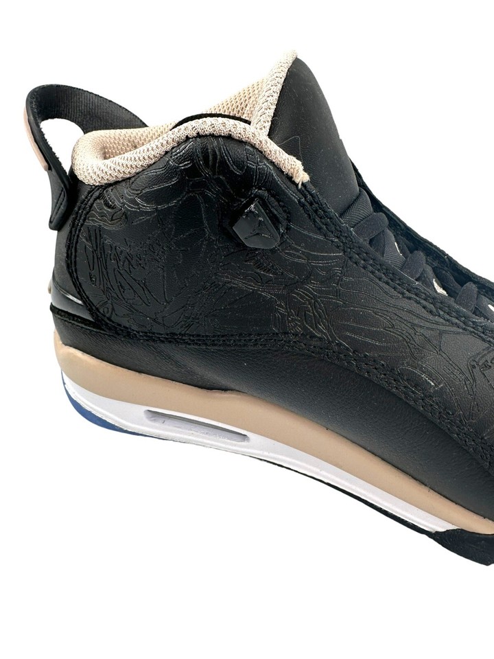 Air Jordan Dub Zero GS Youth Women Shoes Black/Fossil Stone White ...