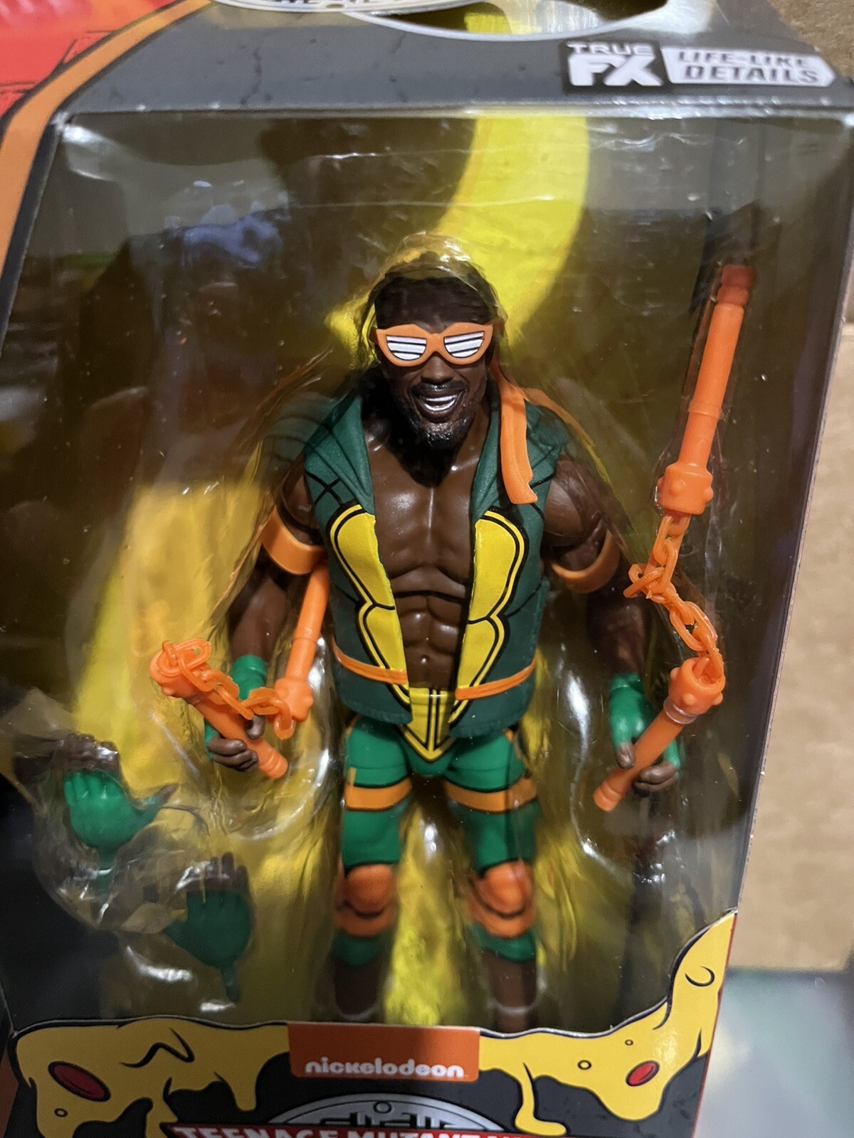 WWE X TMNT Elite Kofi Kingston Michaelangelo Ninja Turtles Wrestling ...