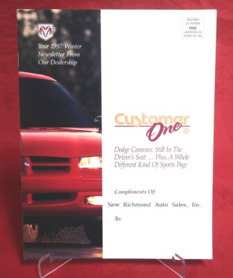 DODGE MOPAR 1997 WINTER Newsletter STRATUS VIPER DURANGO Avenger | eBay