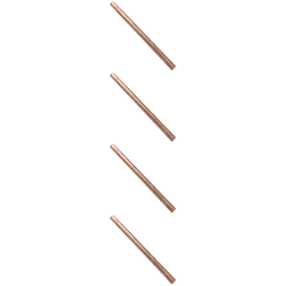 4pcs Copper Dowsing Rod Diameter 12mm Copper Rod Tube Multifunction ...