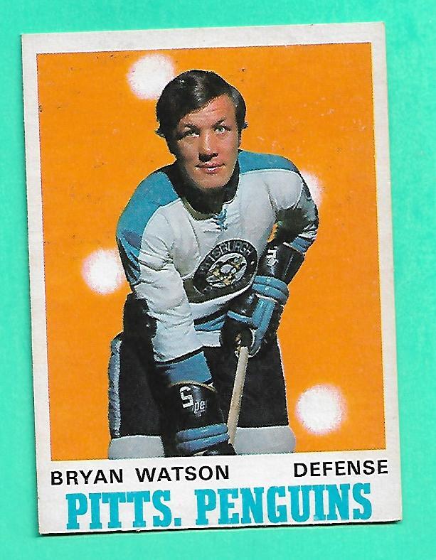 (1) BRYAN WATSON 1970-71 O-PEE-CHEE # 204 PENGUINS EX-MT CARD (W9610 ...
