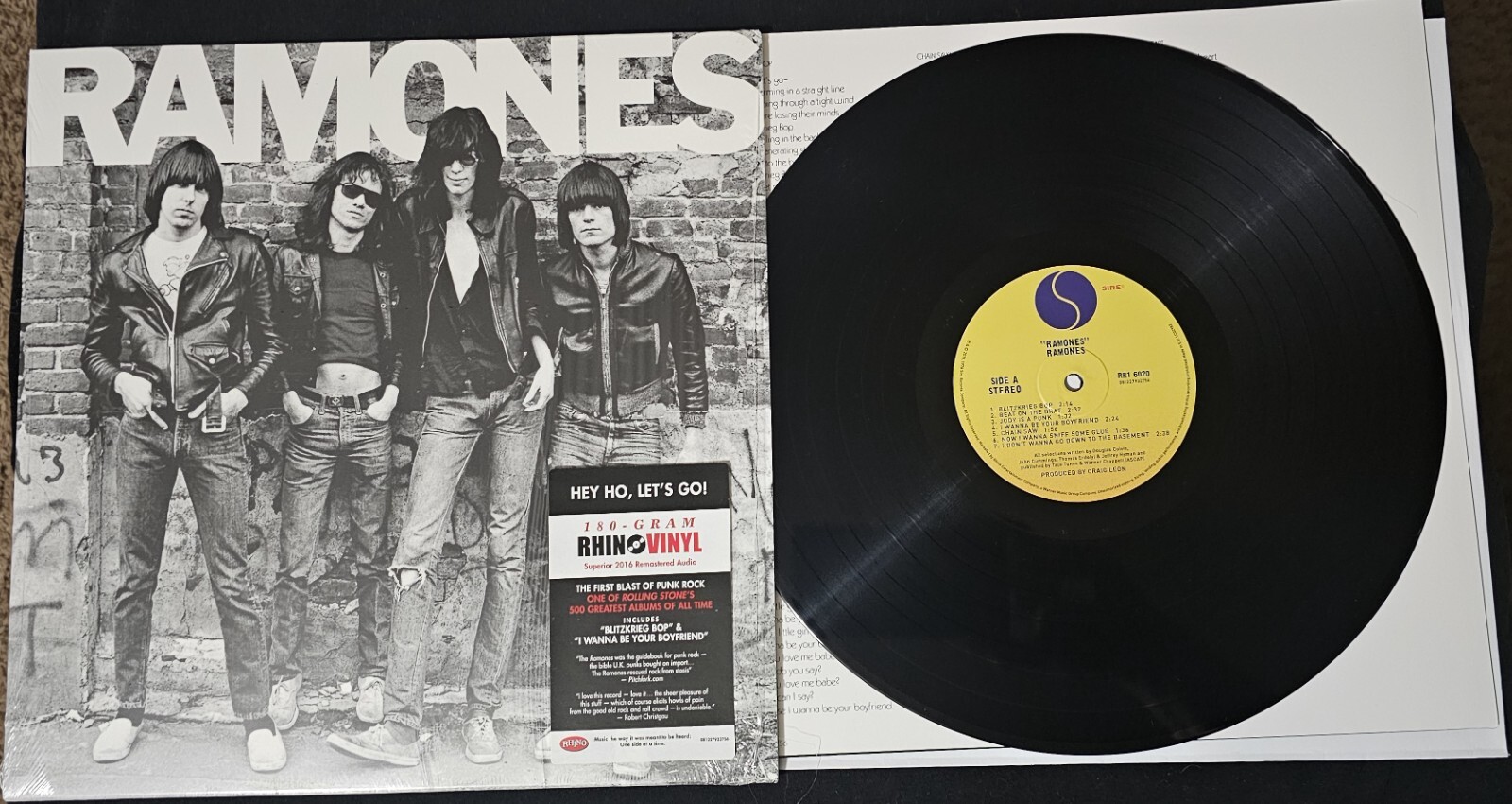 Ramones by Ramones (Record, 2018) Rhino reissue VG+ VG+ | eBay