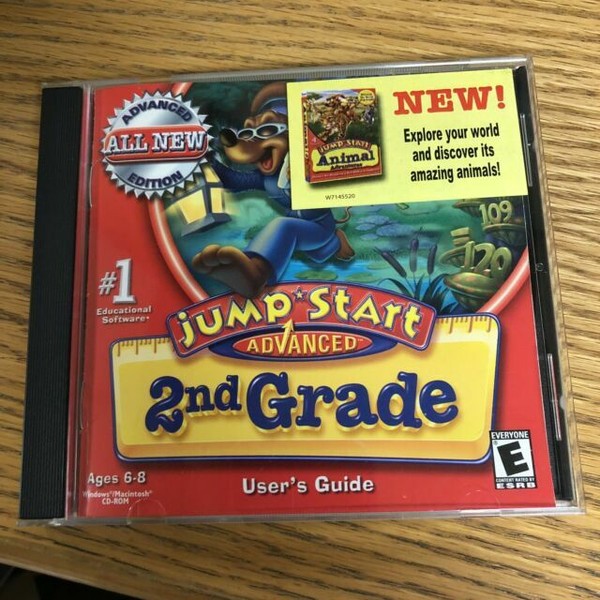 Jump Start Advanced 2nd Grade Windows Mac PC Cd-rom 2002 Knowledge ...