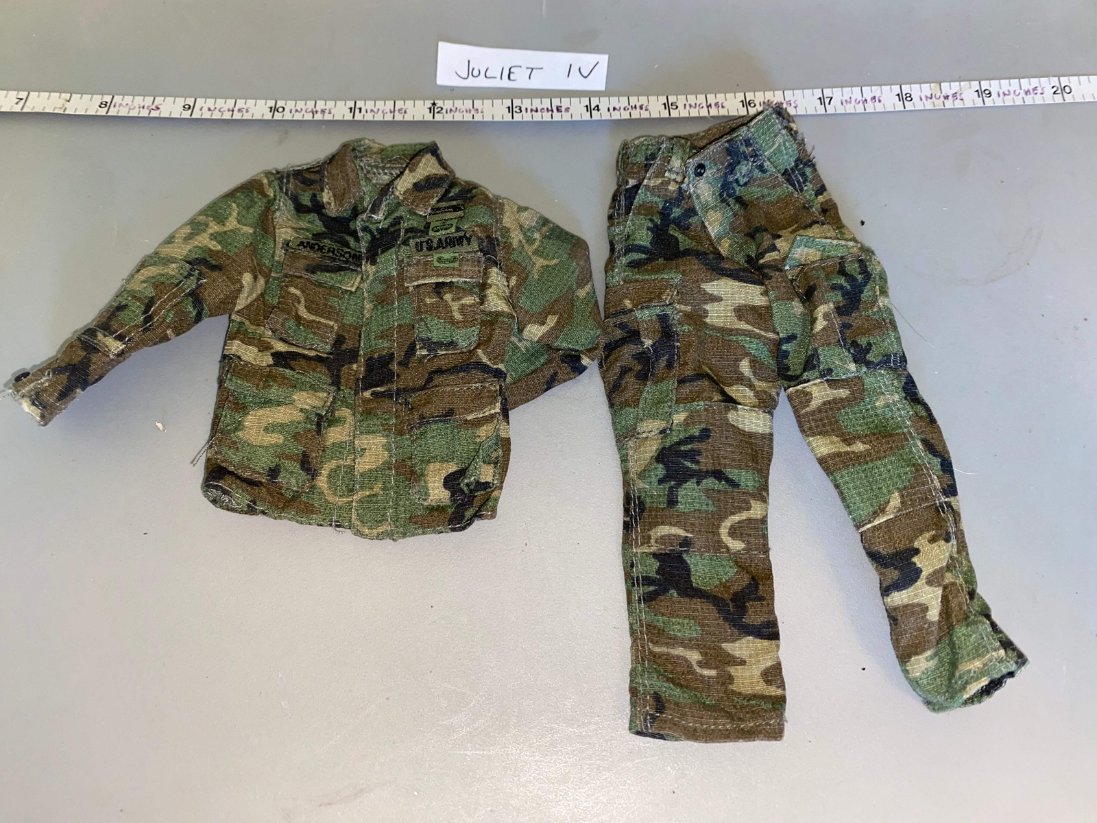 1/6 Scale Modern Era Woodland BDU Uniform | eBay