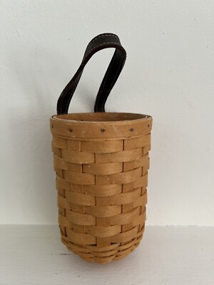 Round Hanging Longaberger Basket 13” w/Liner 2002 | eBay
