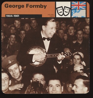 George Formby Edito Service Card Second World War II Life and Times | eBay