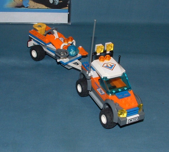 TOWN: CITY, COAST GUARD 4WD & JET SCOOTER SET 7737 - LEGO - 2008 - USED ...