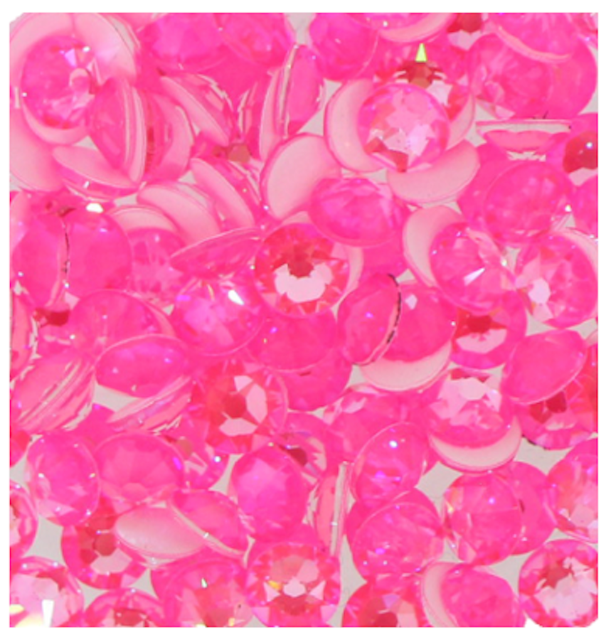 ELECTRIC NEON PINK IGNITE IHC 2058 Austrian Flatback Rhinestone 5ss 7ss ...