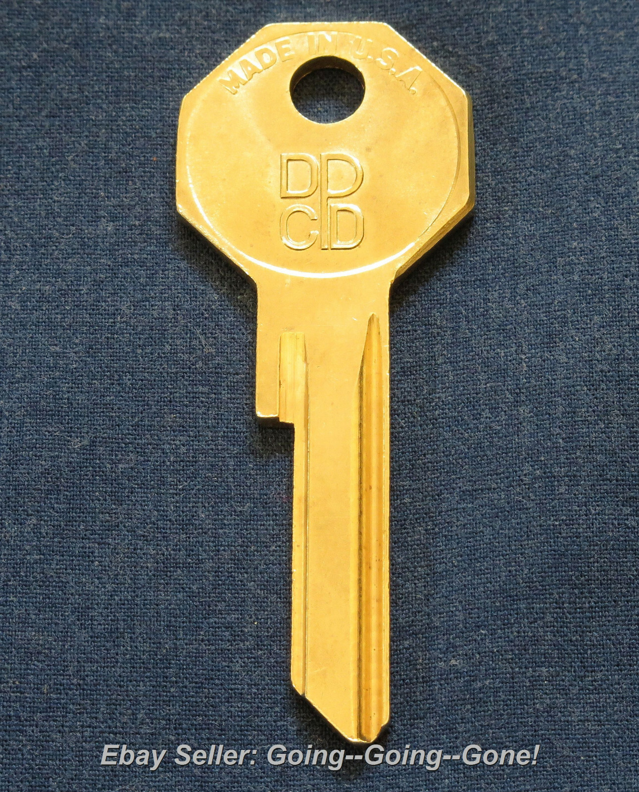 ORIGINAL BRIGGS DPCD KEY BLANK DODGE CHRYSLER DESOTO Y128 X1199B 1939 ...