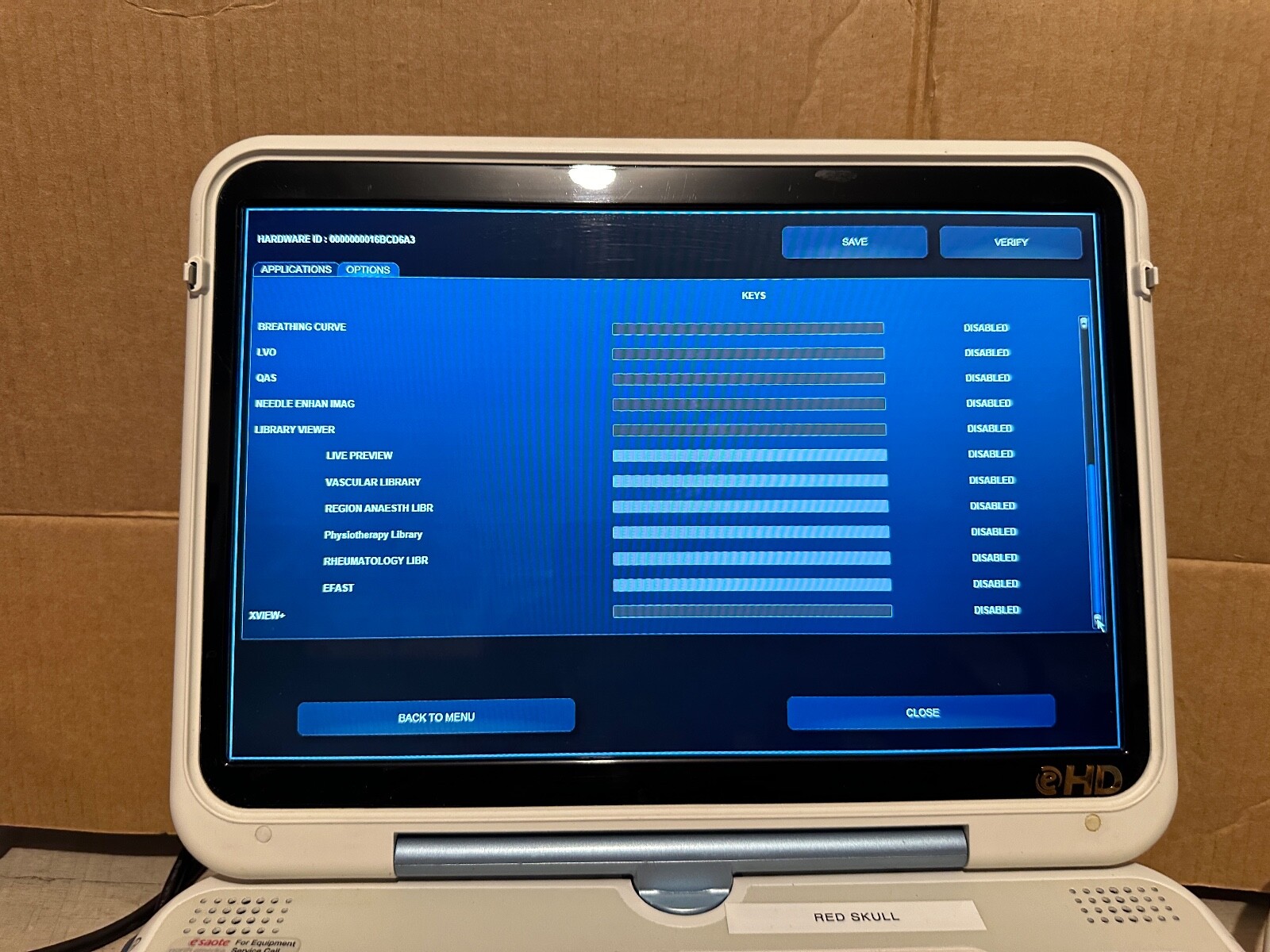 Esaote MyLab Alpha Portable Ultrasound With Case-Cardiac Vascular EHD ...
