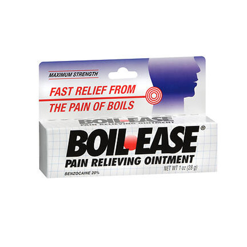 Boil-Ease Pain Relieving Ointment Maximum Strength 1 oz By Boil-Ease ...