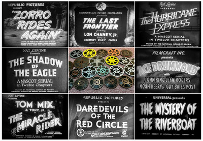 16mm Films: LOT OF 28 SERIAL CHAPTERS from 13 SERIALS - Mostly ...