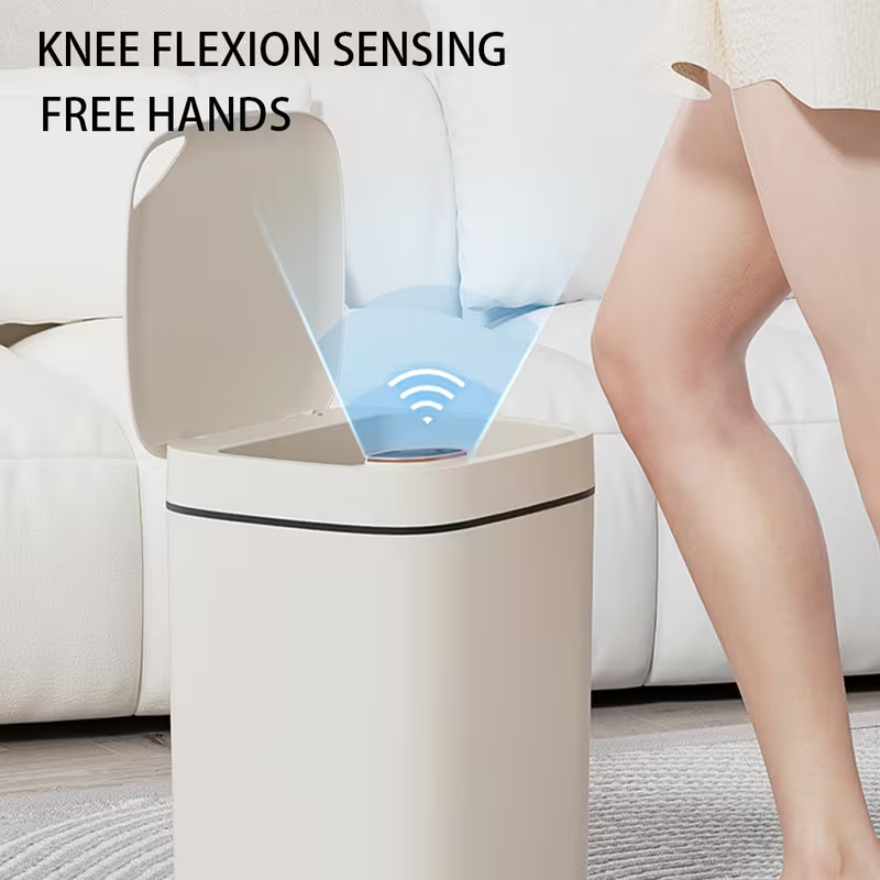 16L Trash Can,Motion Sensor Trash Can Automatic Touchless, Smart Garb ...