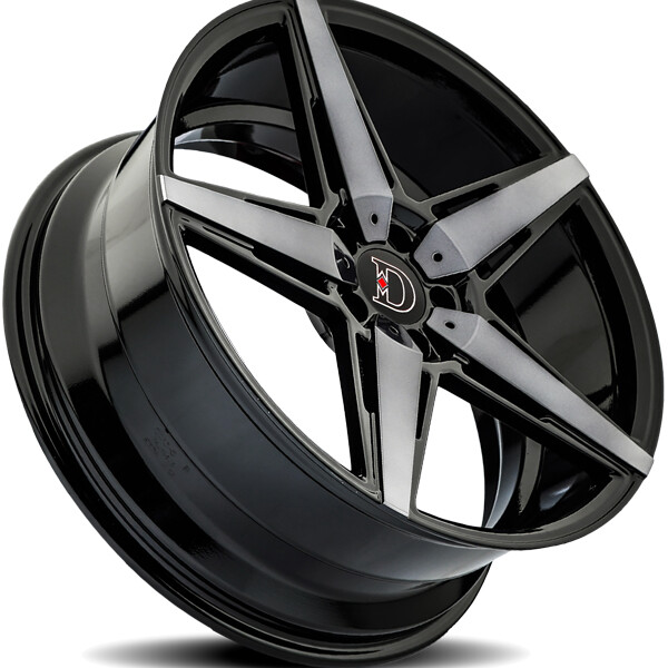 Defy D02 20x8.5 5x4.5" +38mm Black/Tint Wheel Rim 20" Inch | eBay
