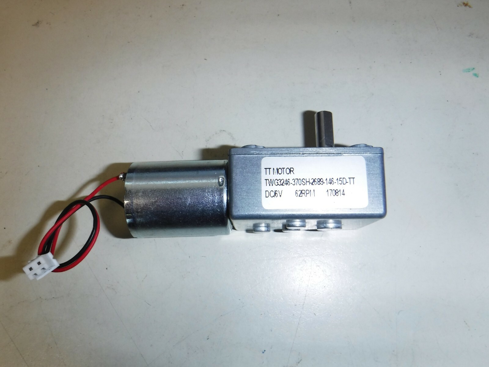 TT MOTOR TWG3246-370SH-2689-146-15D-TT DC 6V 62RPM 170814 | eBay