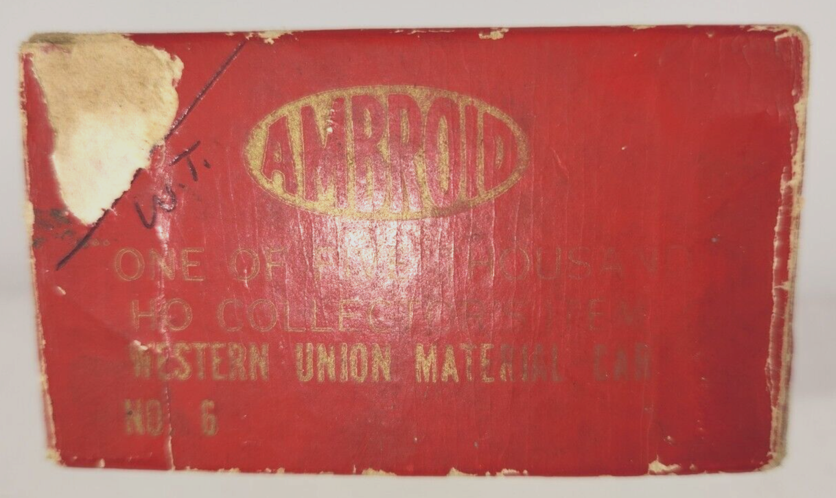 Ambroid, #6, Western Union Material Car Kit, HO, New In Box | eBay