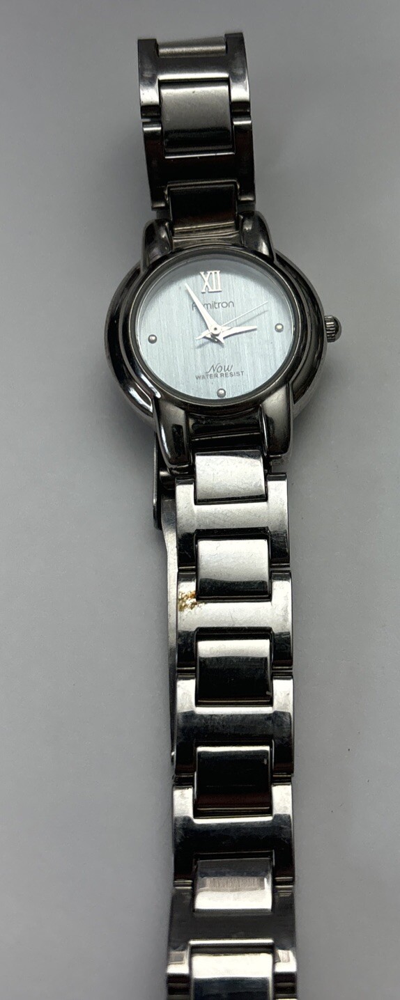 Armitron Now Watch Women’s Stainless Silver Water Resistant Blue Quartz ...