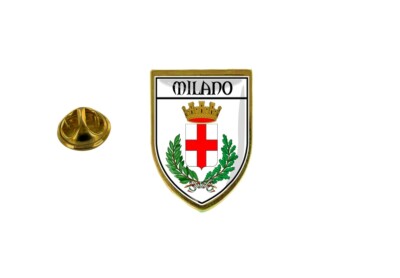 pins pin badge pin's souvenir ville drapeau pays blason milan milano ...