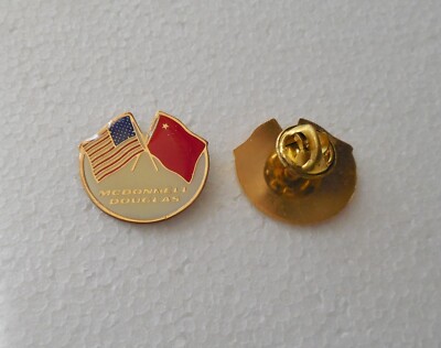 Vintage Early-1980's McDonnell Douglas China Project Lapel Pin | eBay