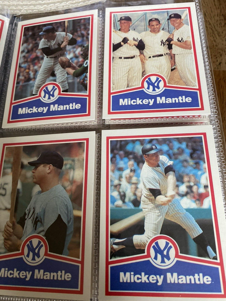 1989 Mickey Mantle Baseball Card Kit 20 Card Set with Talking Baseball ...