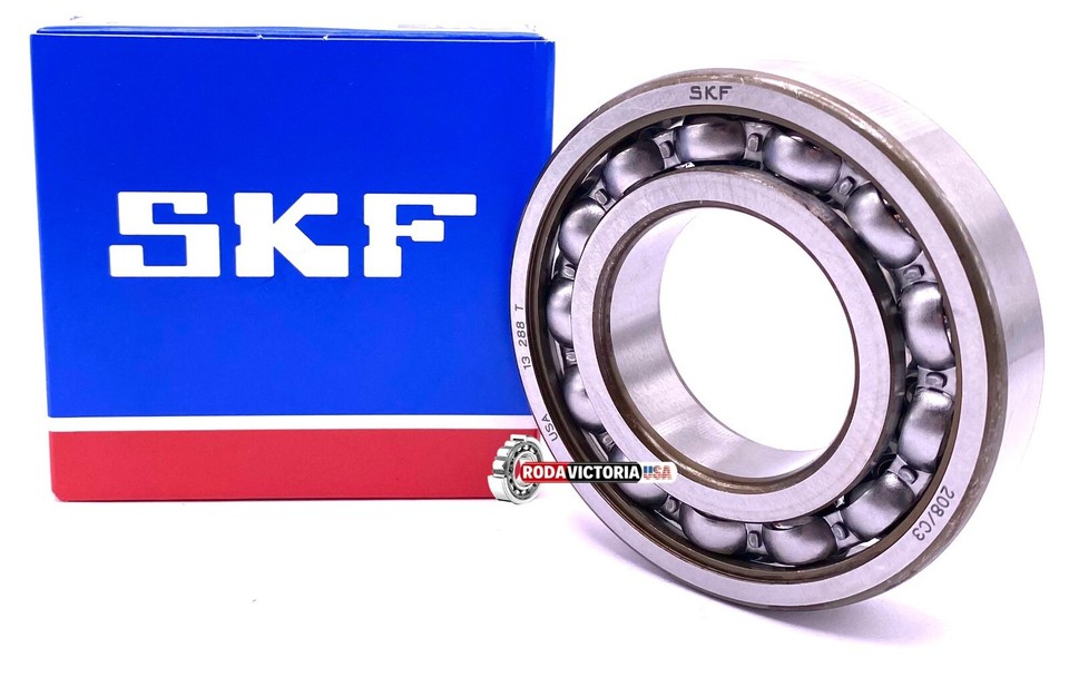 SKF 208 C3 Deep Groove Ball Bearing, OPEN Type, NO Seals 40x80x18 mm | eBay