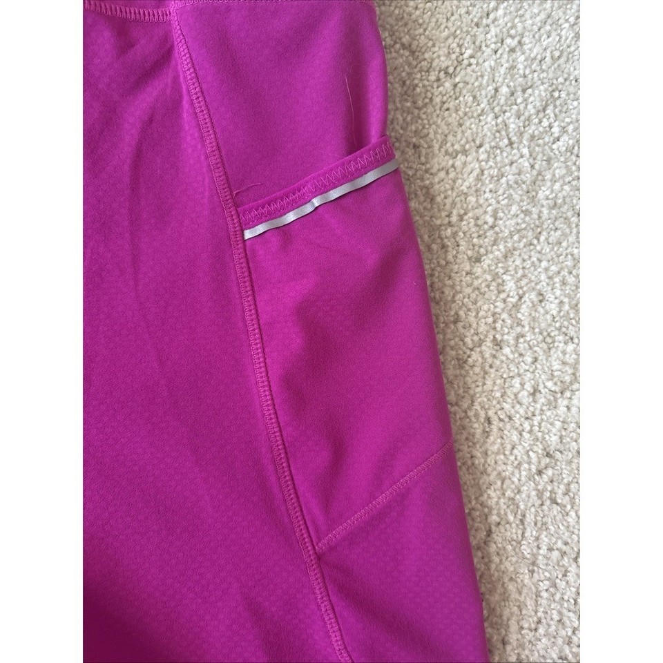 Athleta Women's Dobby Be Free Knicker Fuchsia Pink Cropped Leggings ...
