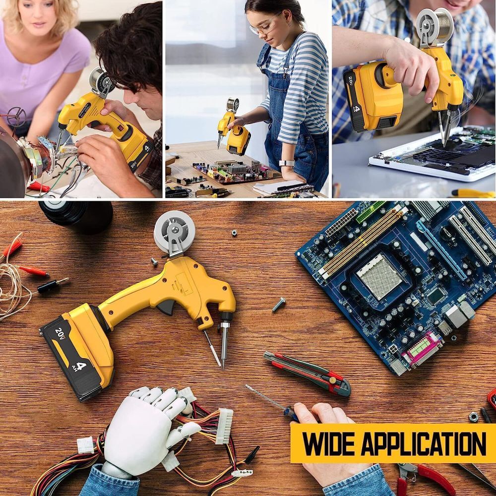 30W Soldering Gun Tool Auto Solder Feed Handheld Soldering Iron Welding ...