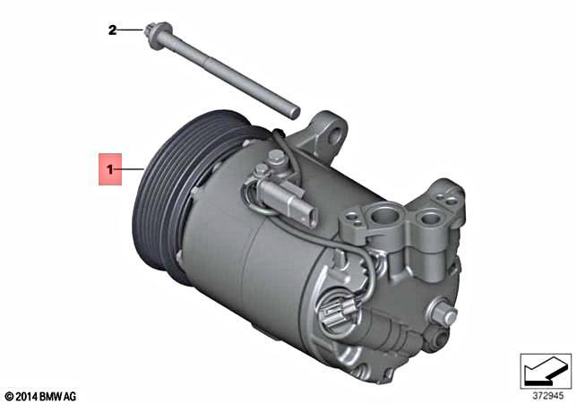 AC Compressor Fits 16-17 BMW X1 64526826880 OEM for sale online | eBay