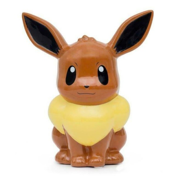 Pokemon Eevee 3d Detailed Character Shaped Ceramic Coin Bank for Kids ...
