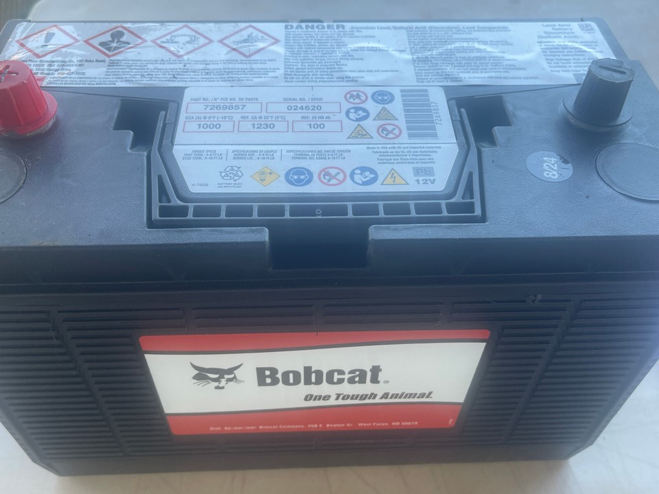 OEM Bobcat 12V Battery Group 31A for Skidsteer & Compact Track Loader ...