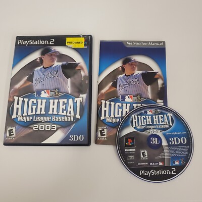 High Heat Major League Baseball 2003 SONY PLAYSTATION 2 PS2 GAME ...