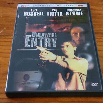 Unlawful Entry DVD Movie Widescreen Used Kurt Russell Ray Liotta W ...