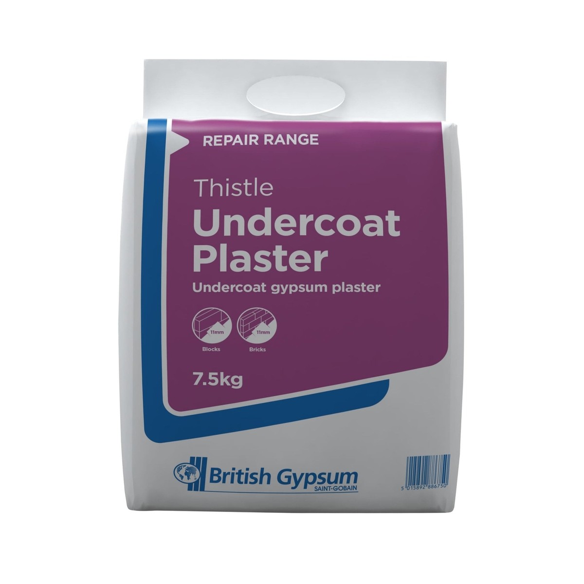 Artex Ready Mixed Artex Thistle One Coat Plaster 7.5kg - Versatile ...