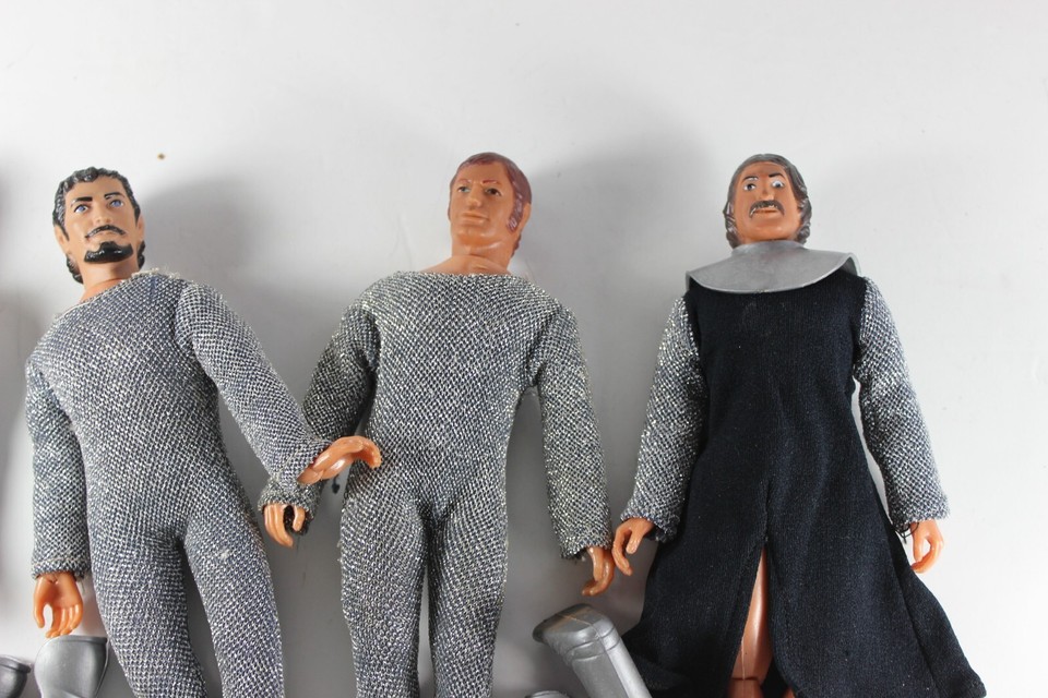 MEGO VINTAGE 8 inch ACTION FIGURES WORLD GREATEST SUPER KNIGHTS 4X NICE ...