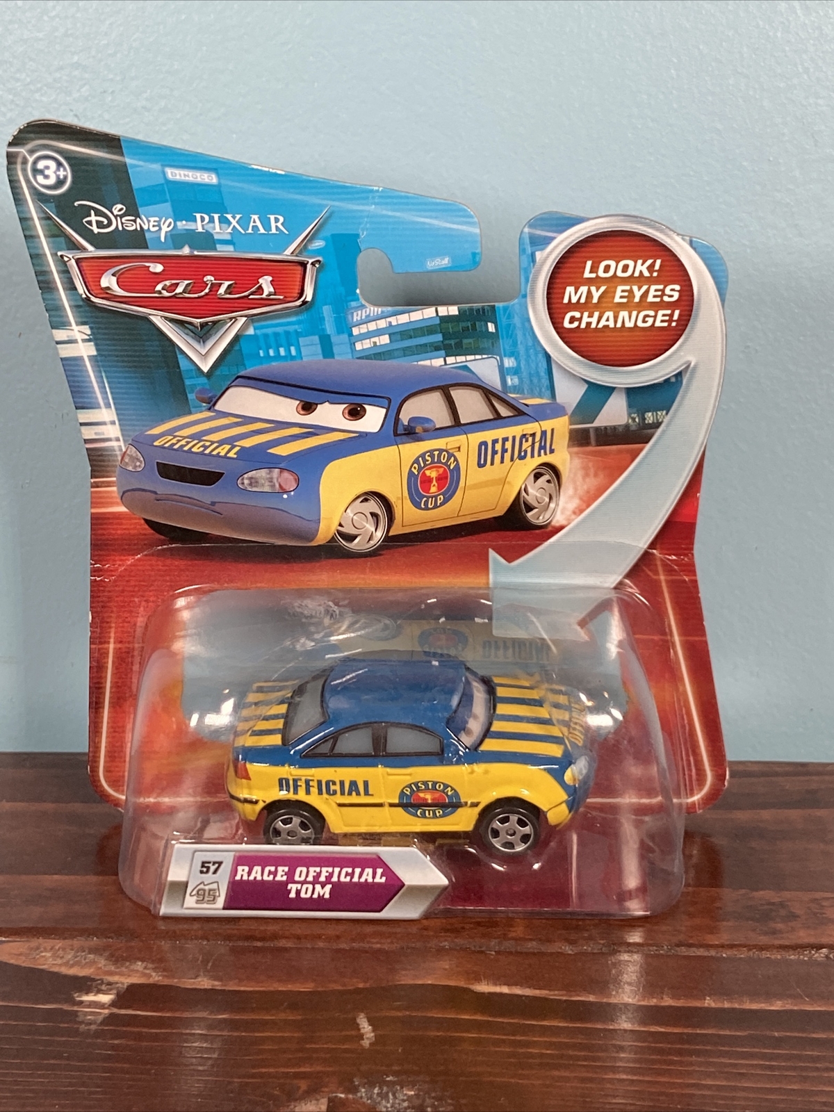 DISNEY PIXAR CARS RACE OFFICIAL TOM EYES CHANGE | eBay