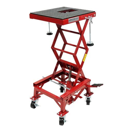GARVEE 300 LBSHydraulic Motorcycle Lift Jack, 300 LBS ATV Scissor Lift ...