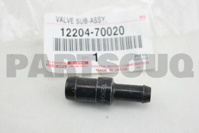 1220470020 Genuine Toyota VALVE SUB-ASSY, VENTILATION 12204-70020 | eBay UK