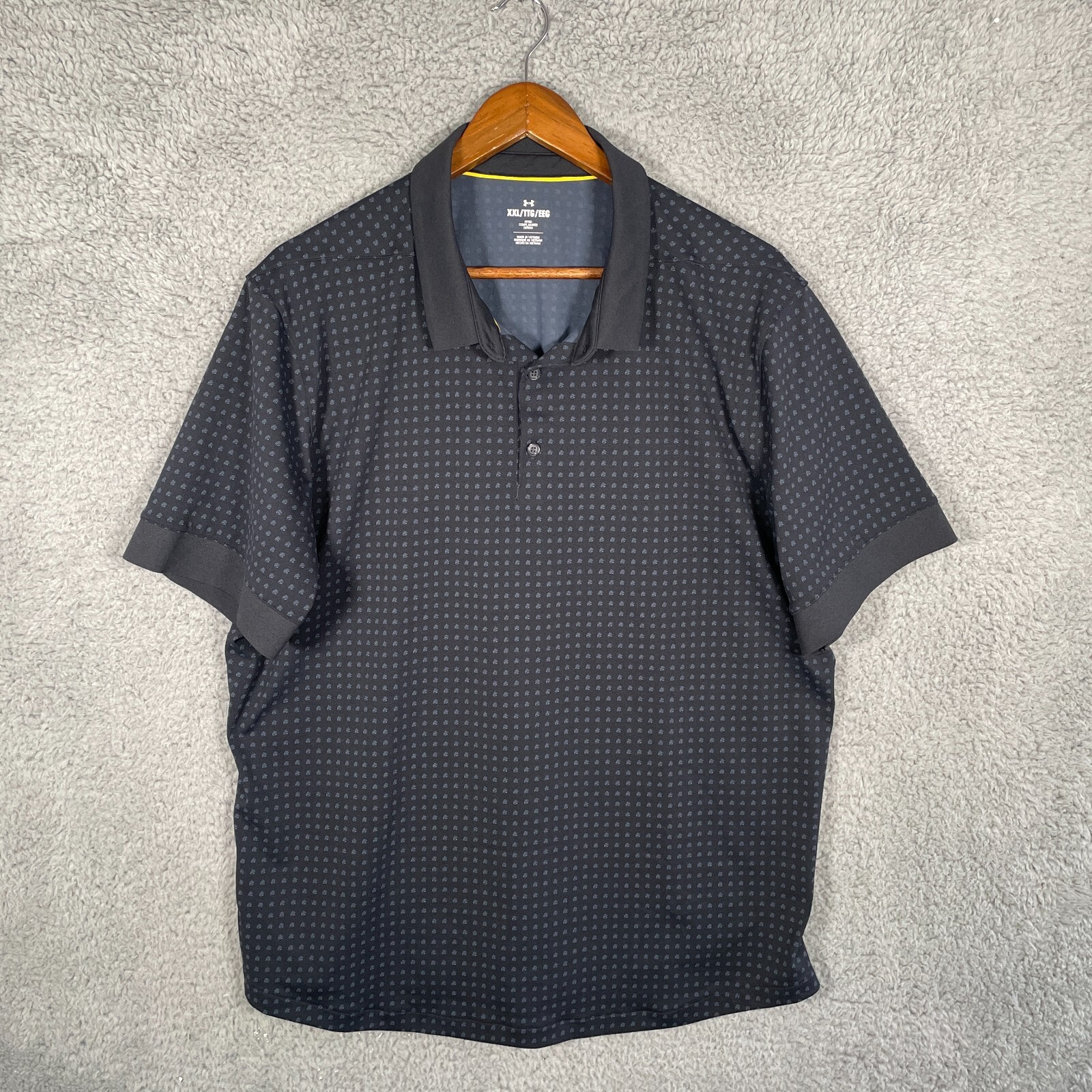 Under Armour Steph Curry Micro Splash Mens Polo Fitte… - Gem