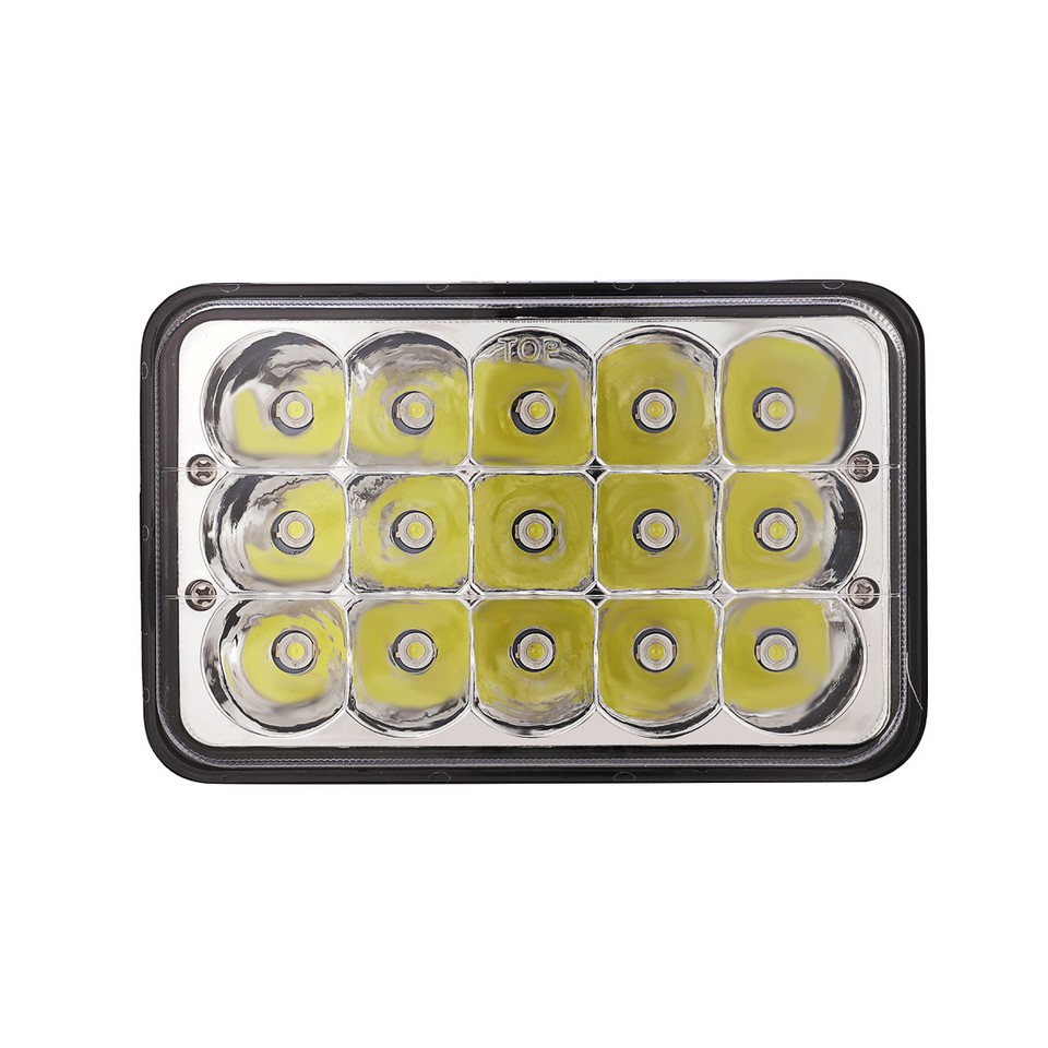 4X 4"x6" LED Headlights Light Bulbs Replace HID H4656/4651 Sealed ...