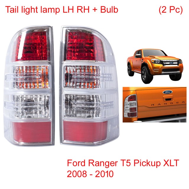 Tail Light Lamp LH RH Bulb 2 PC Fits Ford Ranger T5 Pickup XLT 2008 ...