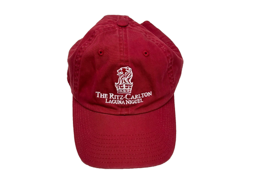 The Ritz-Carlton Laguna Niguel Hat Cap Strap Back Red Hotel Resort Mens ...