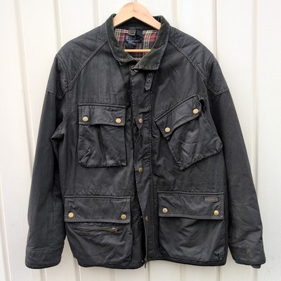 Vtg Polo Ralph Lauren Jacket Extra Large Iconic Oilcloth Waxed Cylinder ...
