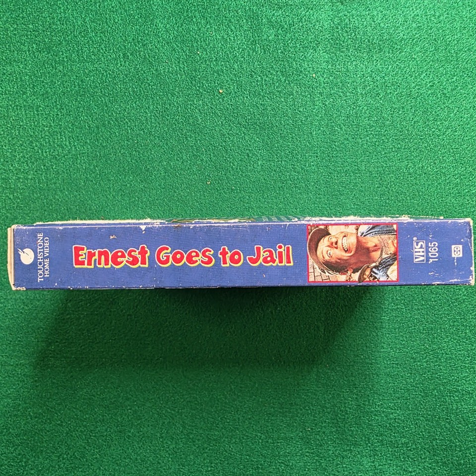 Ernest Goes to Jail (VHS, 1990) Jim Varney • Family Comedy • Touchstone ...