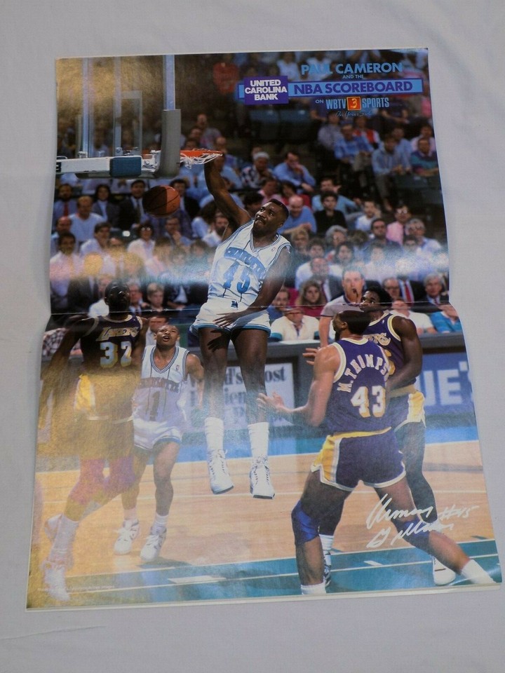 Charlotte Hornets Tipoff Magazine May 6 1990 Armon Gilliam Richard ...