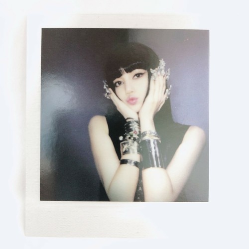 BLACKPINK LISA Official 1st Single Album LALISA Black Ver Polaroid 1 ...