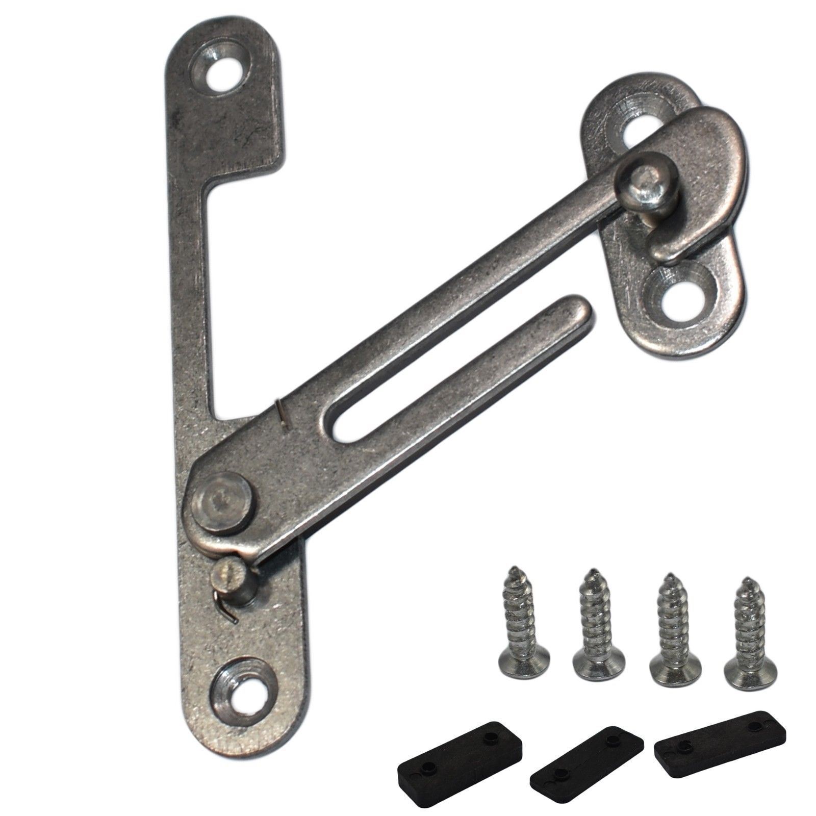 UPVC Window Restrictor Child Lock Restrictor Safety Catch Free Screws ...