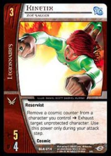 VS System: Kinetix, Zoe Saugin [Played] DC Legion of Super Heroes TCG ...
