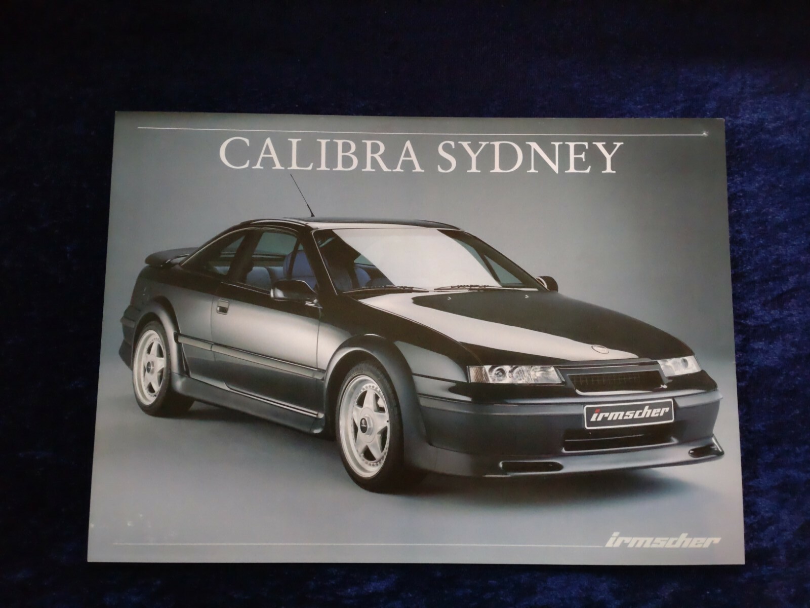 OPEL Irmscher Calibra Sydney Sondermodell Prospekt 1995, 2 Seiten | eBay.de