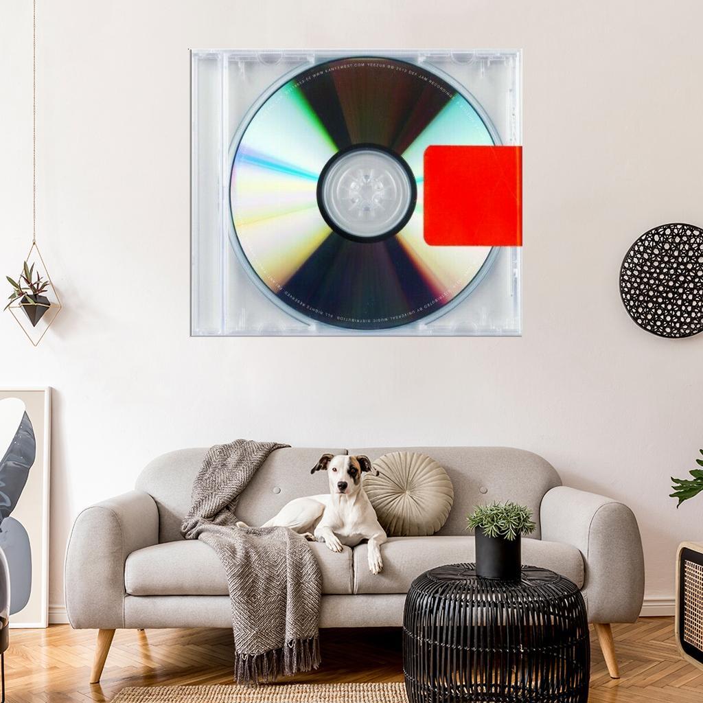 Kanye West Behang Yeezus Amerikaanse Pop Rapper Kanye West Poster
